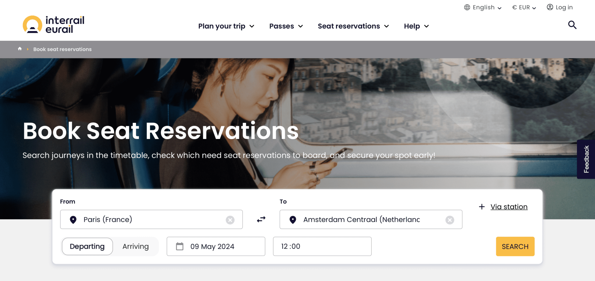 How to Make Interrail Train Seat Reservations Online: The Comprehensive ...